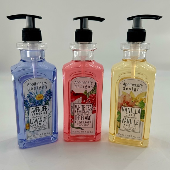 Apothecary Designs | Other | Apothecary Designs Gel Hand Soap 3pc Set ...